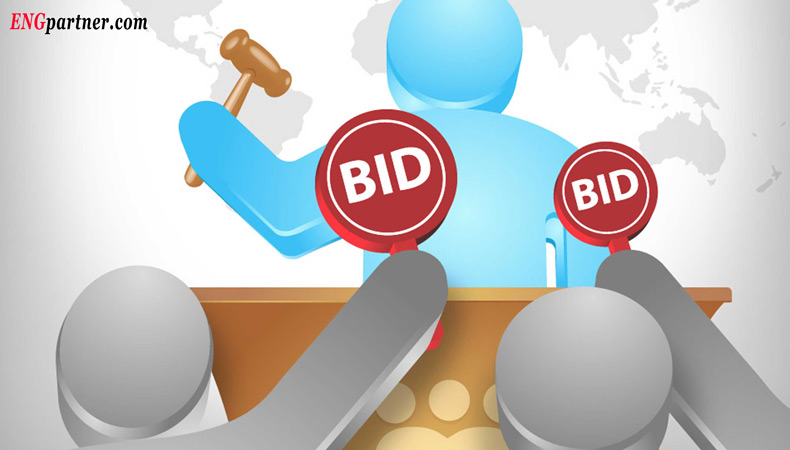 معنی bid در انگلیسی چیست؟ - English Partner